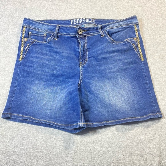 Hydraulic | Shorts | Hydraulic Jean Shorts Womens 2w Blue Nolita Curvy ...
